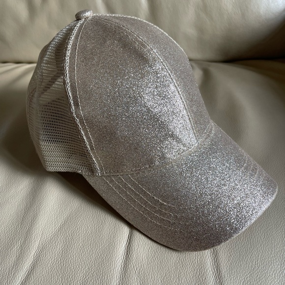C.C | Accessories | 2 For Cc Gold Glitter Cap Euc | Poshmark